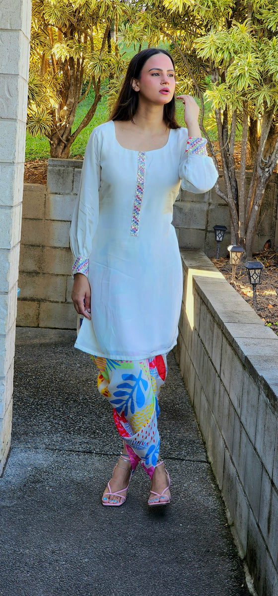 Pure creape samosa salwar coordset – Infinity attractions